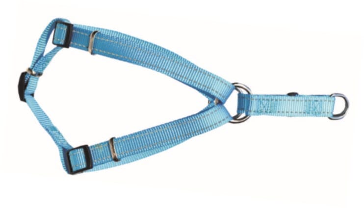 Trygg step-in sele Babyblå - Trine Hundeartikler AS